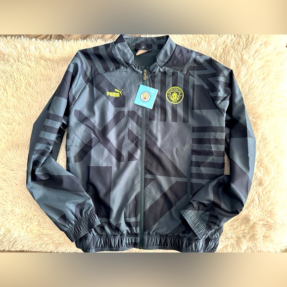 Puma | Jackets & Coats | Manchester City Soccer Womens Windbreaker ...